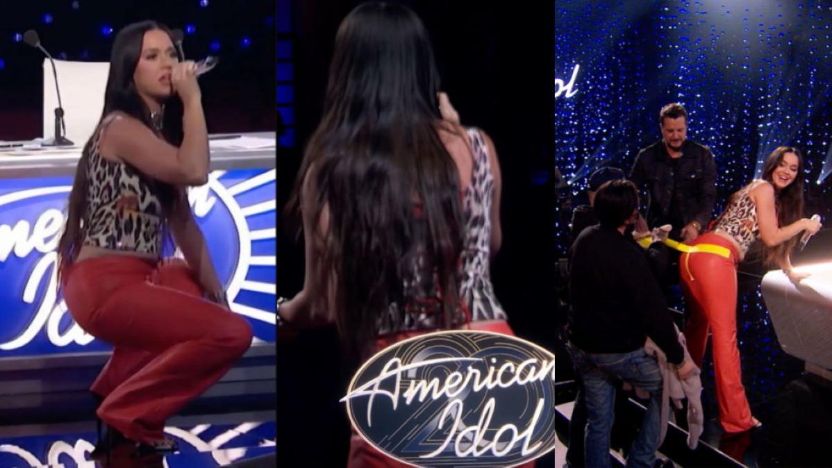 Katy Perry rasga a calça em apresentação no ‘American Idol’ - Plena Mulher